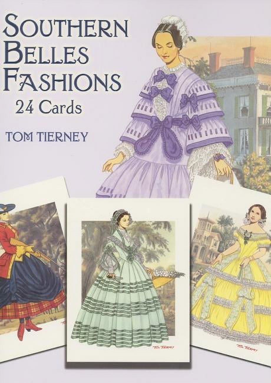 Dover Postcards: Southern Belles Fashions : 24 Cards (Paperback ...
