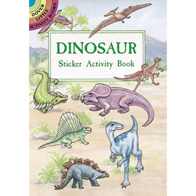 Dover Publications-Dinosaur Sticker Activity Book - Walmart.com