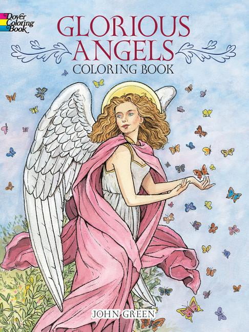 Dover Religious Coloring Book: Glorious Angels Coloring Book (Paperback ...
