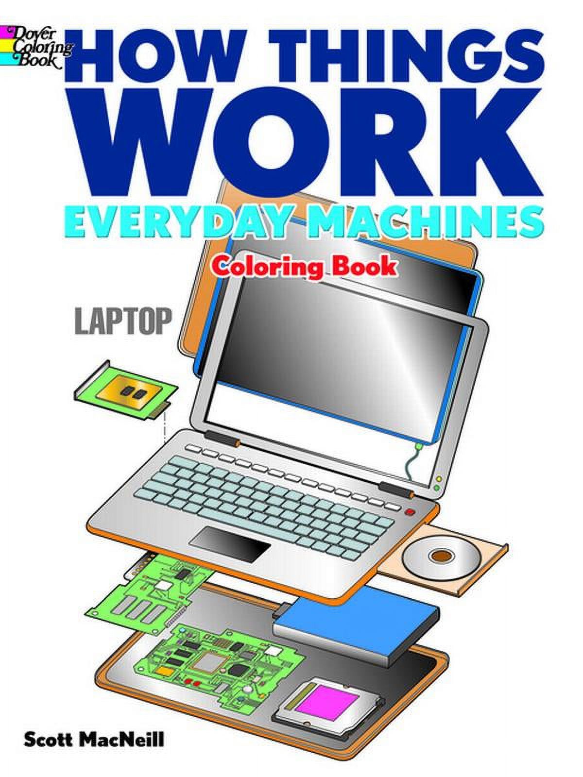 How Things Work Everyday Machines Coloring Book - Walmart.com