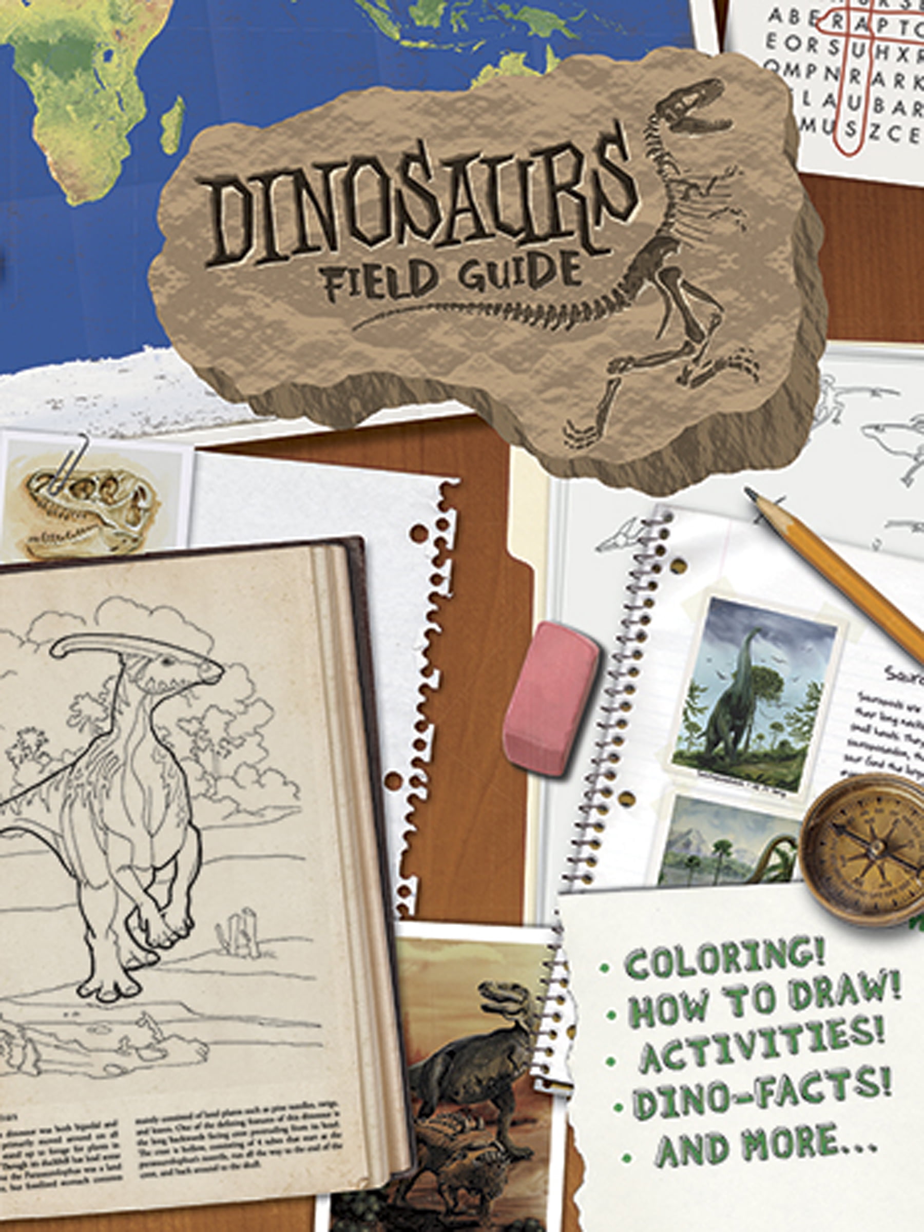 Dover Science For Kids: Dinosaurs Field Guide : Coloring, How To Draw ...