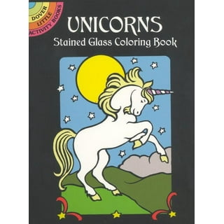stained glass coloring book for kids