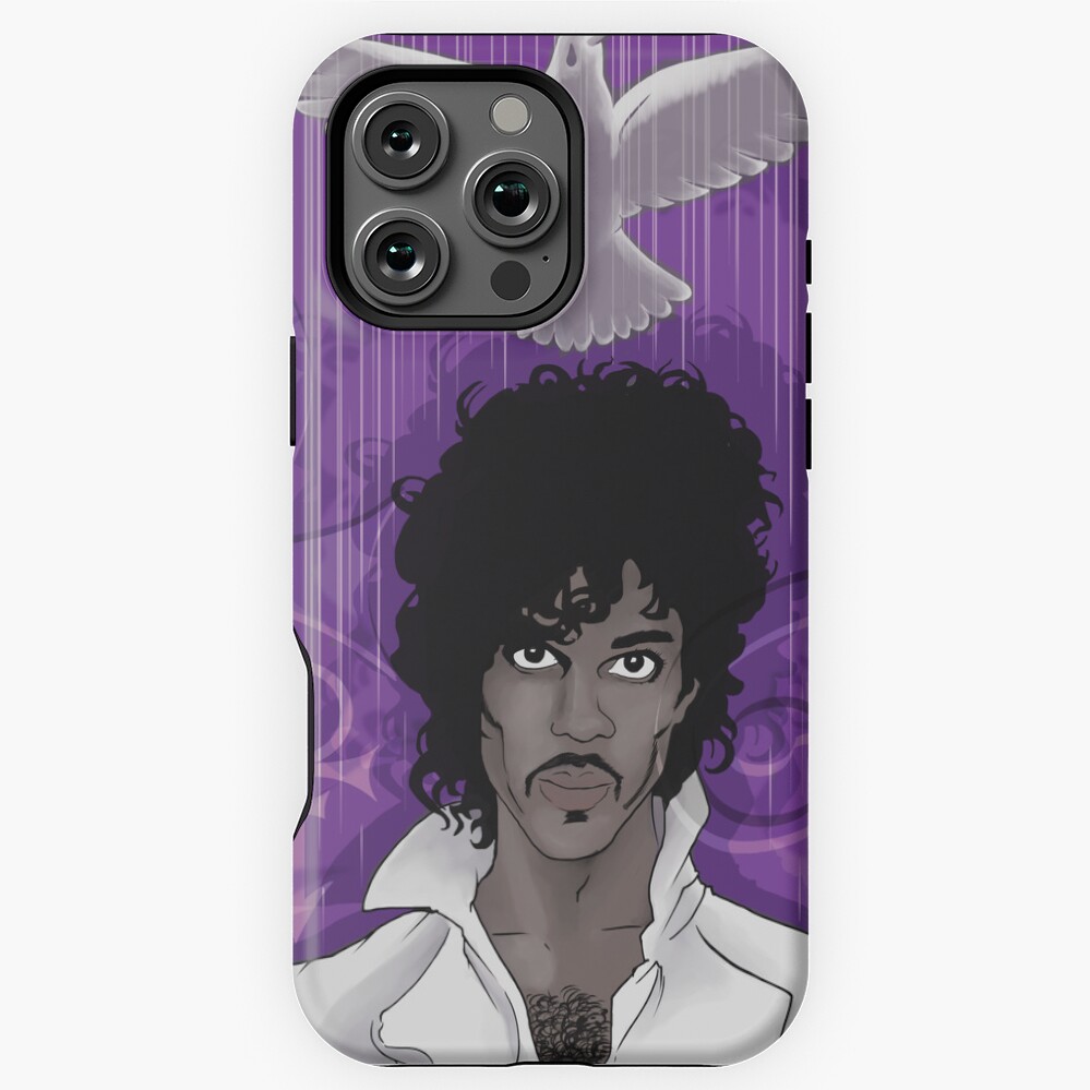 Doves Cry in Purple Rain Prince Song Phone Case for iPhone 16 15 14 13 ...