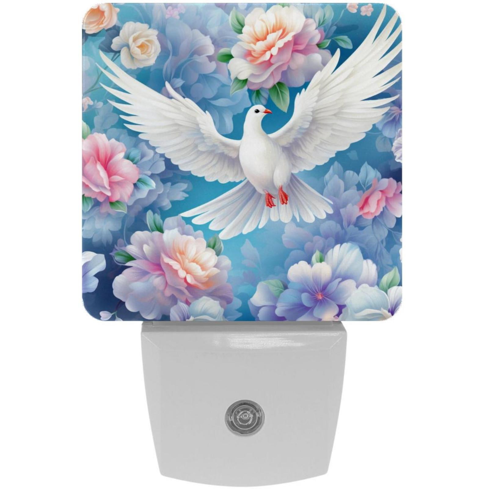 Doves Enhance Your Space with LED Square Night Lights - Versatile ...