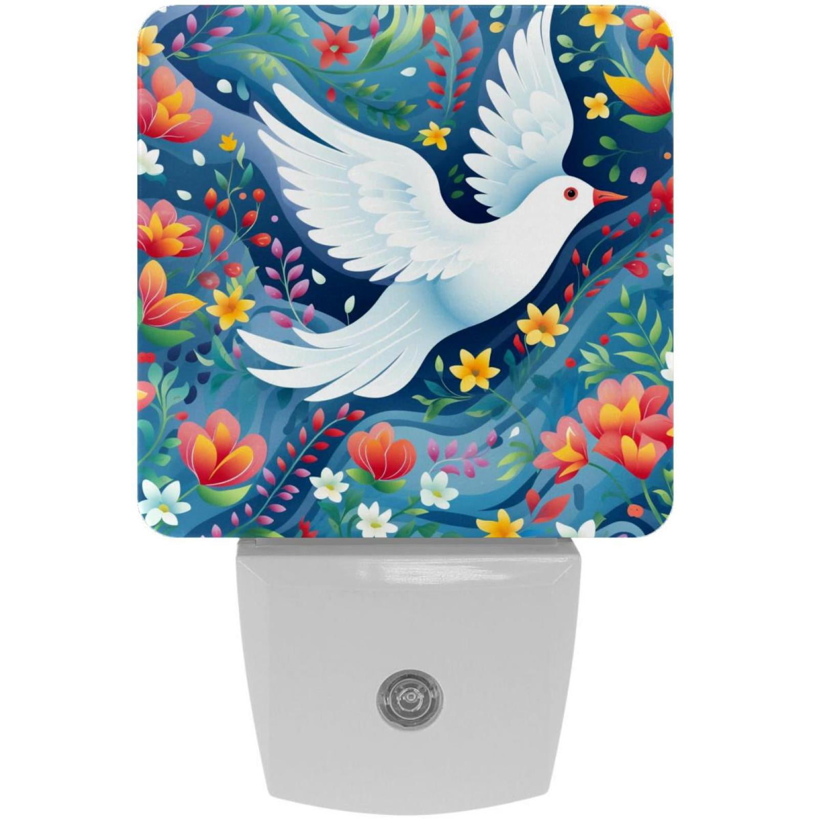 Doves LED Square Night Lights - Energy Efficient and Stylish Bedroom ...