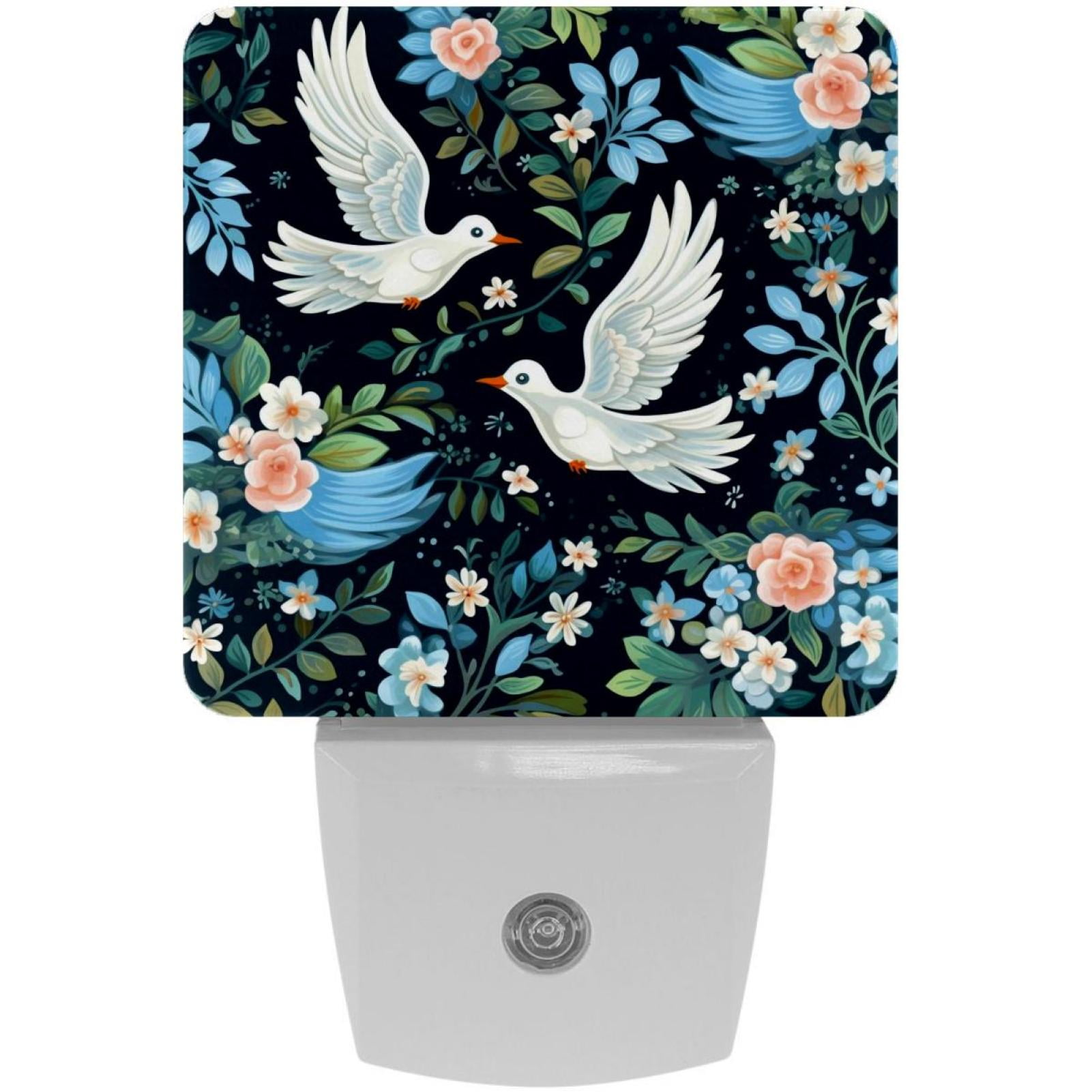 Doves LED Square Night Lights - Energy Efficient and Stylish Bedroom ...