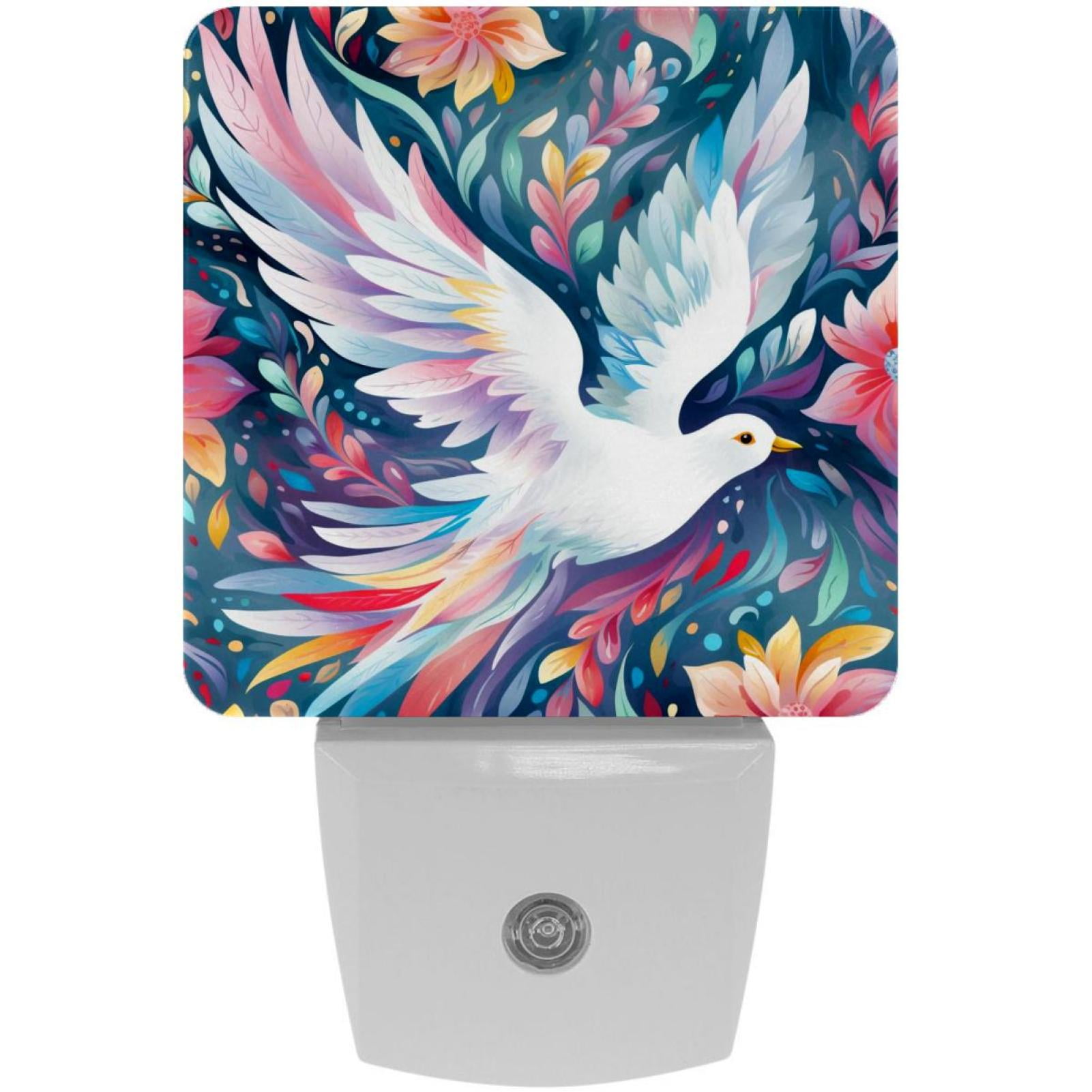 Doves LED Square Night Lights - Energy Efficient and Stylish Bedroom ...