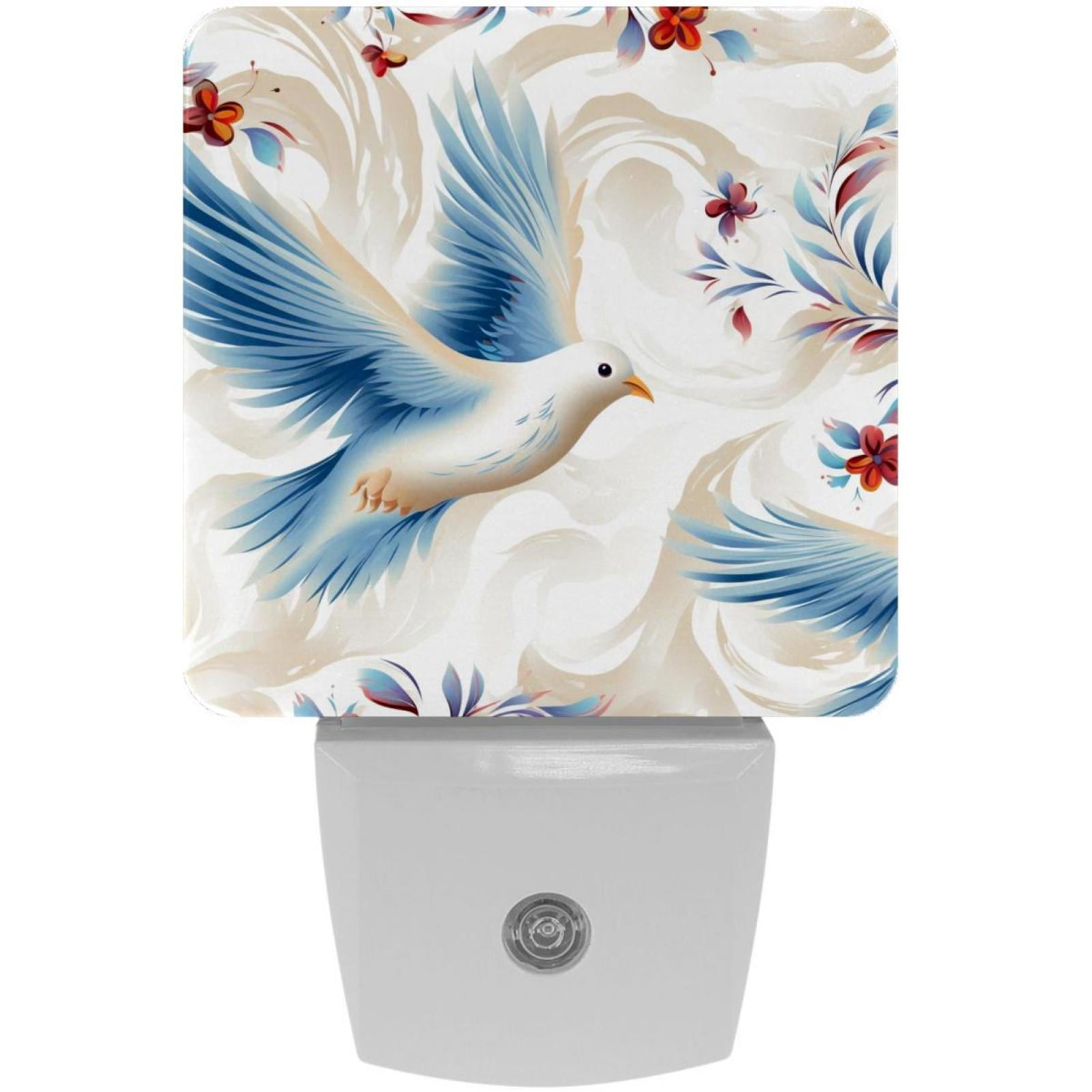 Doves LED Square Night Lights - Modern and Versatile Plug-in Lighting ...