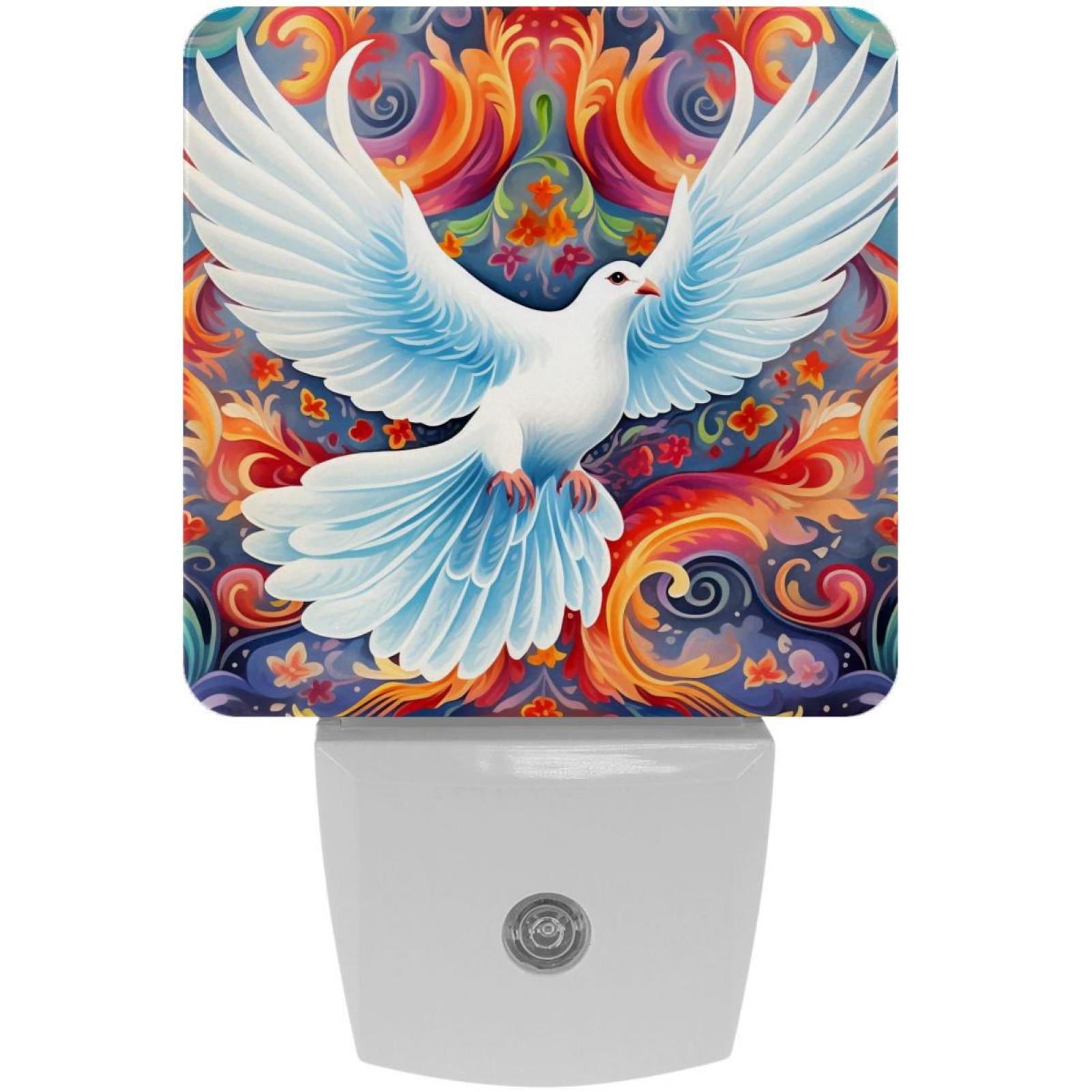 Doves LED Square Night Lights - Small and Stylish Energy-Saving Lamps ...
