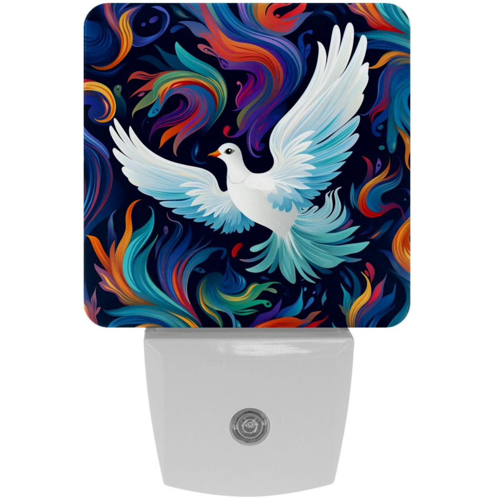 Doves LED Square Night Lights - Stylish and Energy-Efficient Room ...