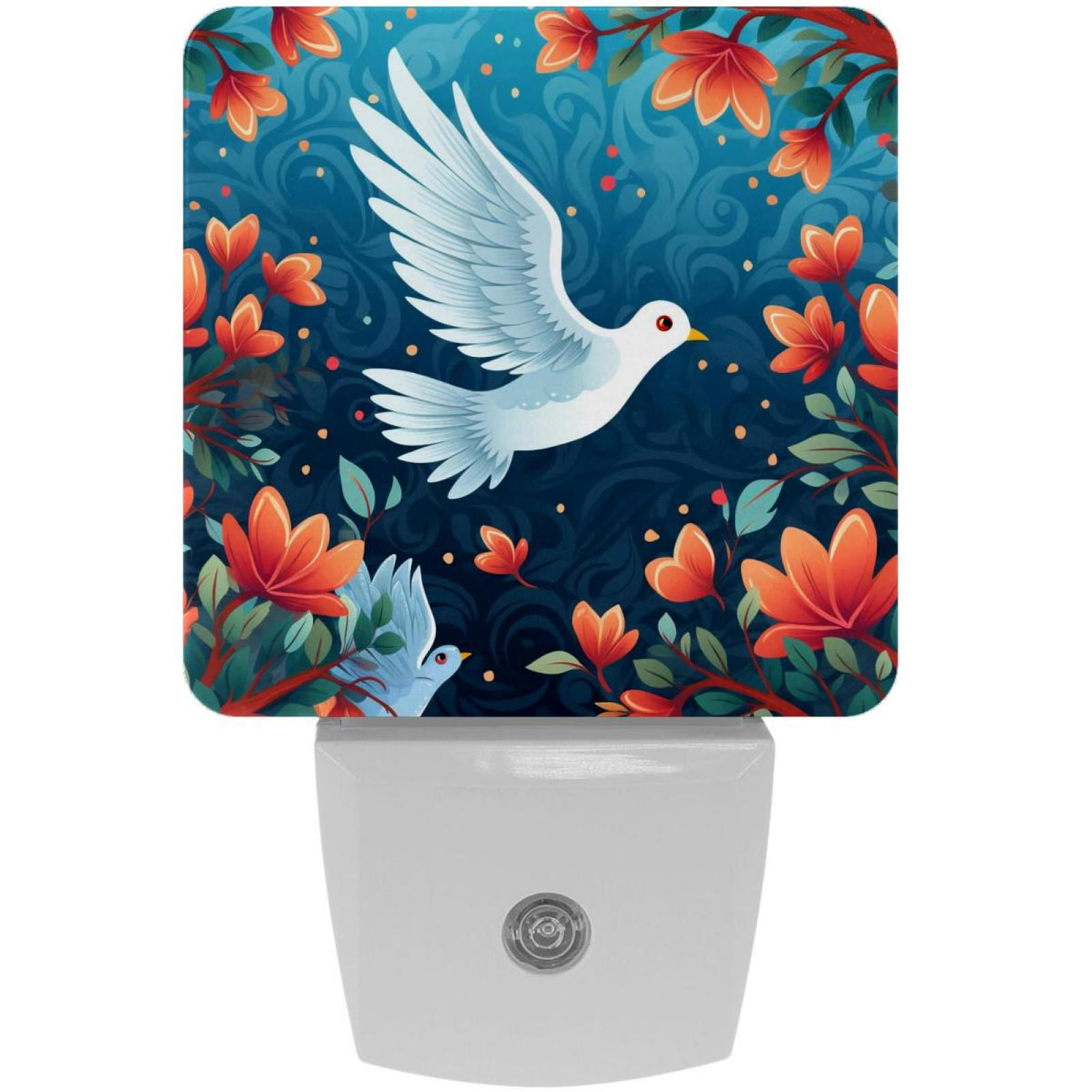 Doves LED Square Night Lights - Stylish and Energy-Efficient Room ...