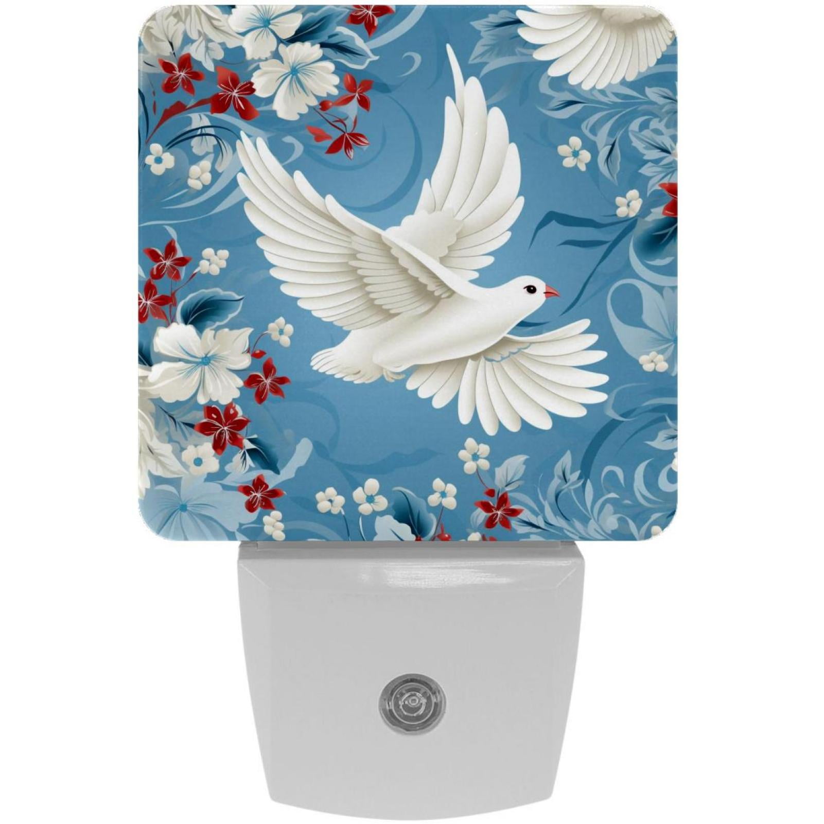 Doves LED Square Night Lights - Stylish and Functional Nightlight for ...