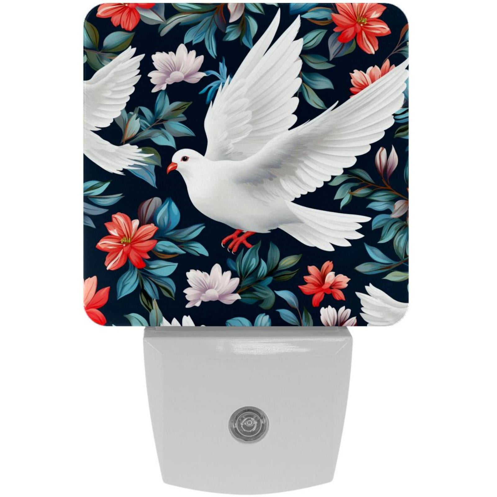 Doves LED Square Night Lights - Stylish and Functional Nightlight for ...
