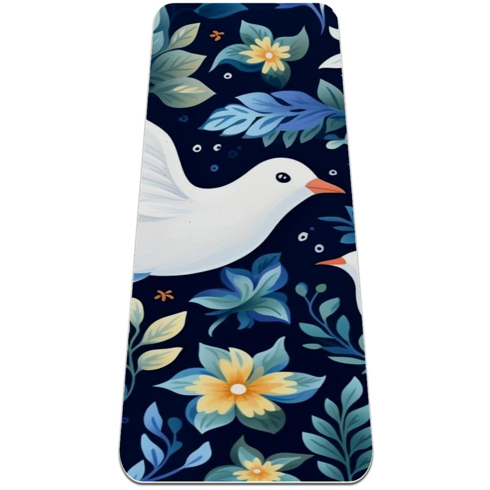 Doves TPE Yoga Mat for Pilates, Exercise, and Fitness -Texture ...