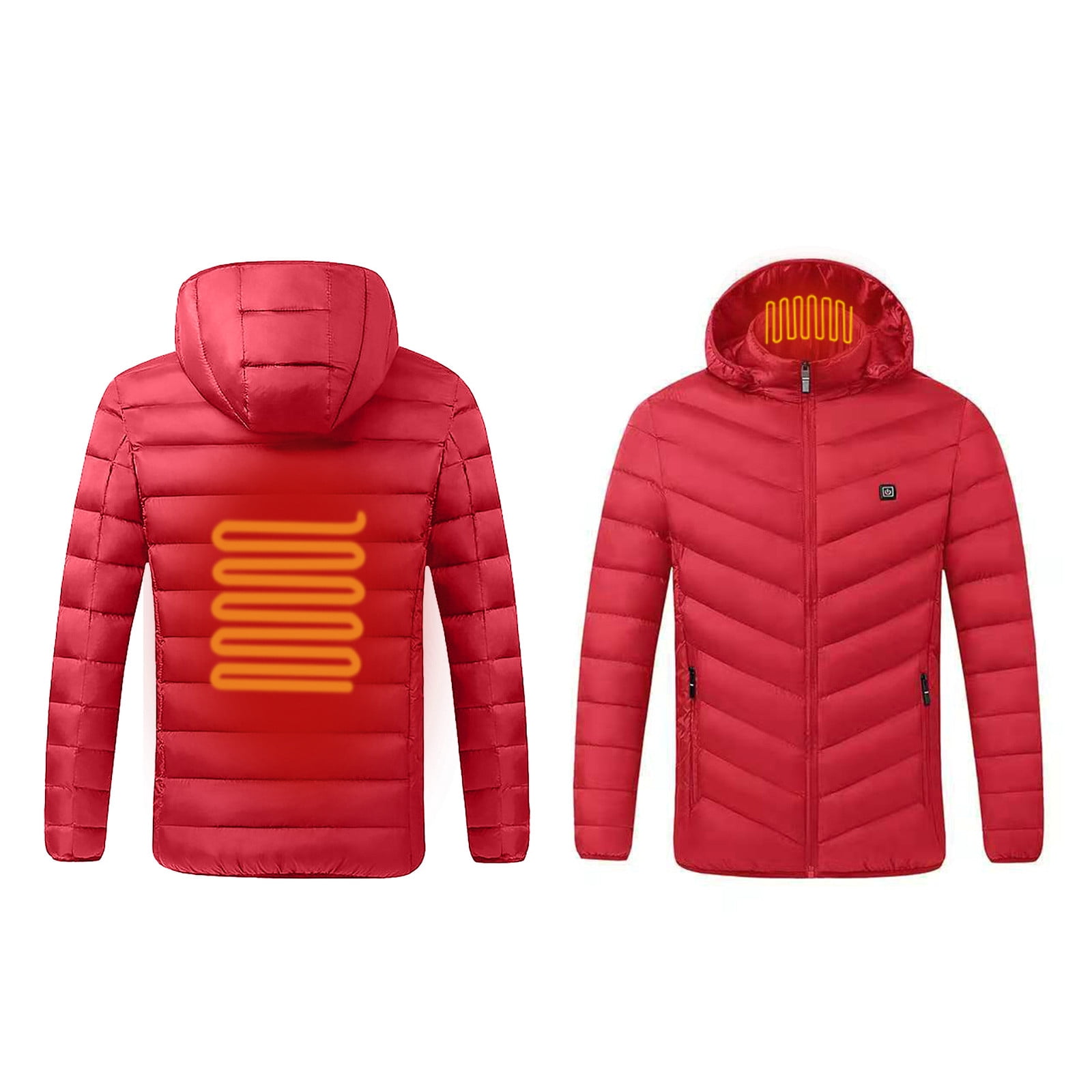 Dovford Electric Heated Jacket Winter Jackets for Men Women USB Heated ...
