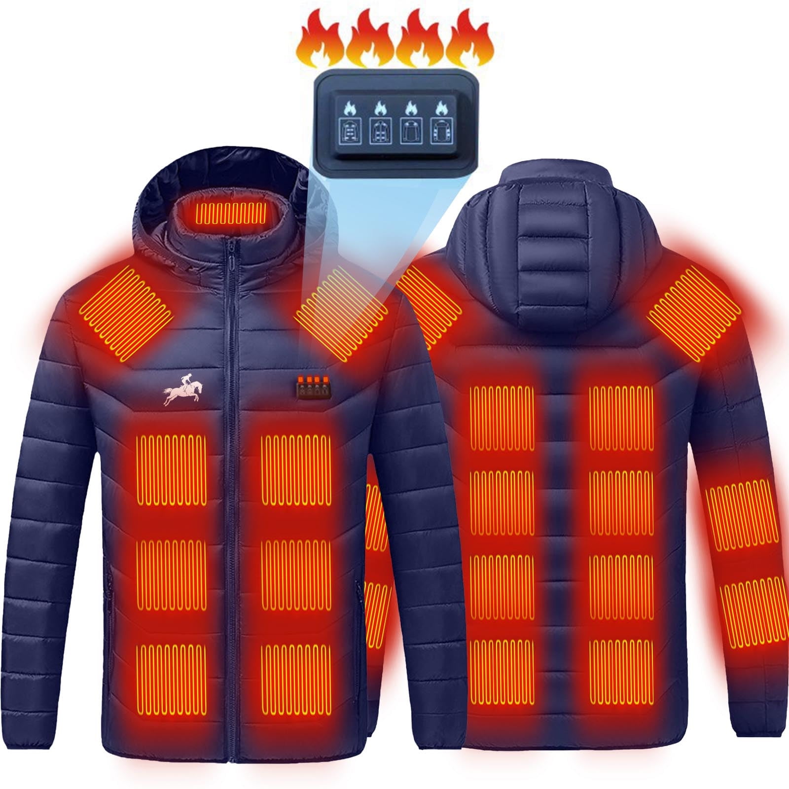 Dovford Heated Jacket for Men Women 2024 Soft Shell Electric Heating ...