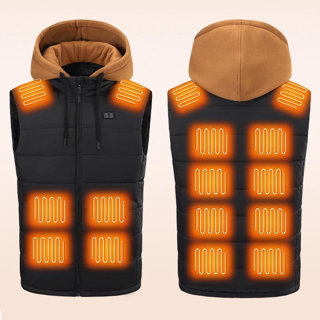 Dovford Heated Vest Jackets for Men Women Waterproof Smart Electric ...