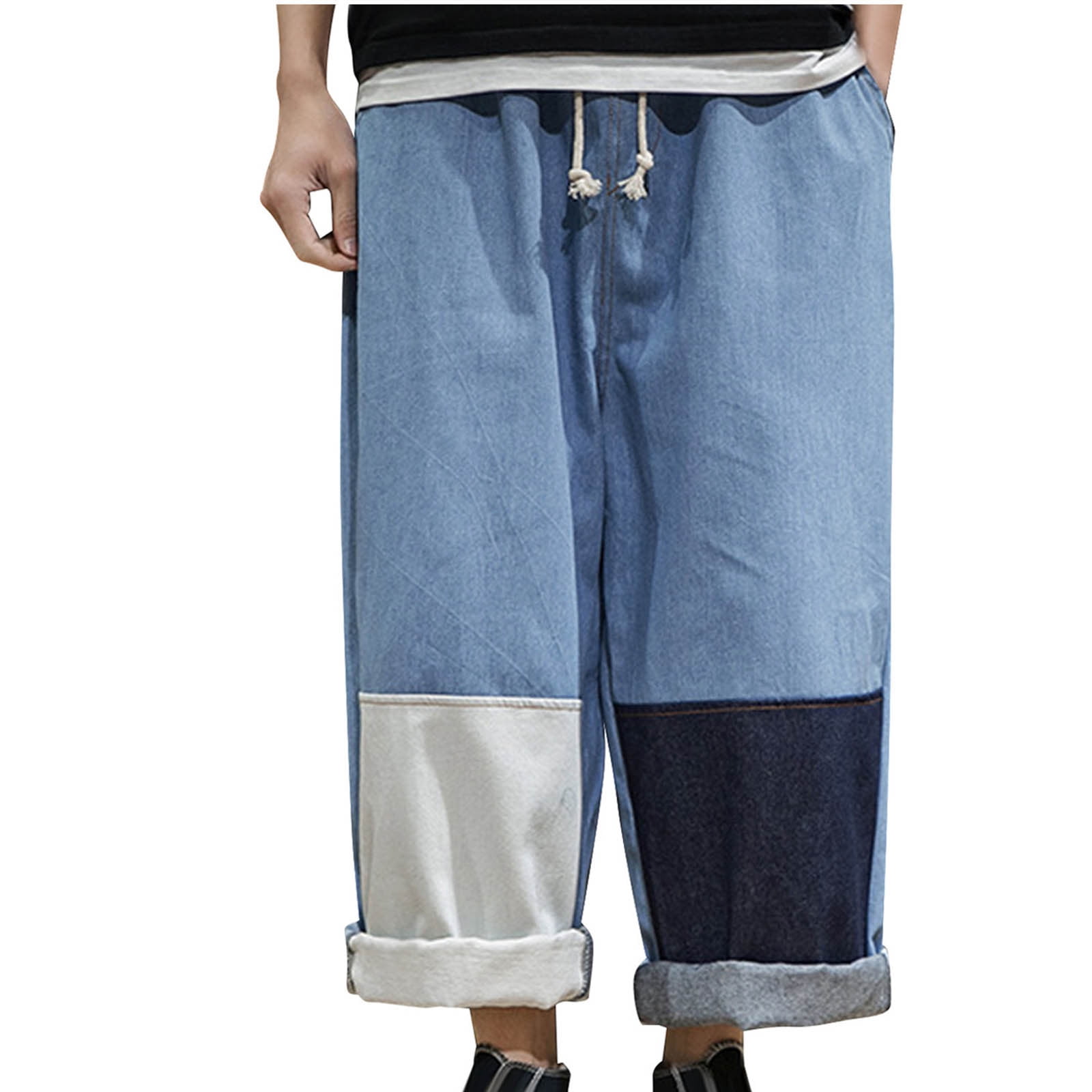 Dovford Long Denim Shorts Jorts Y2k Aesthetic Baggy Jeans Short ...