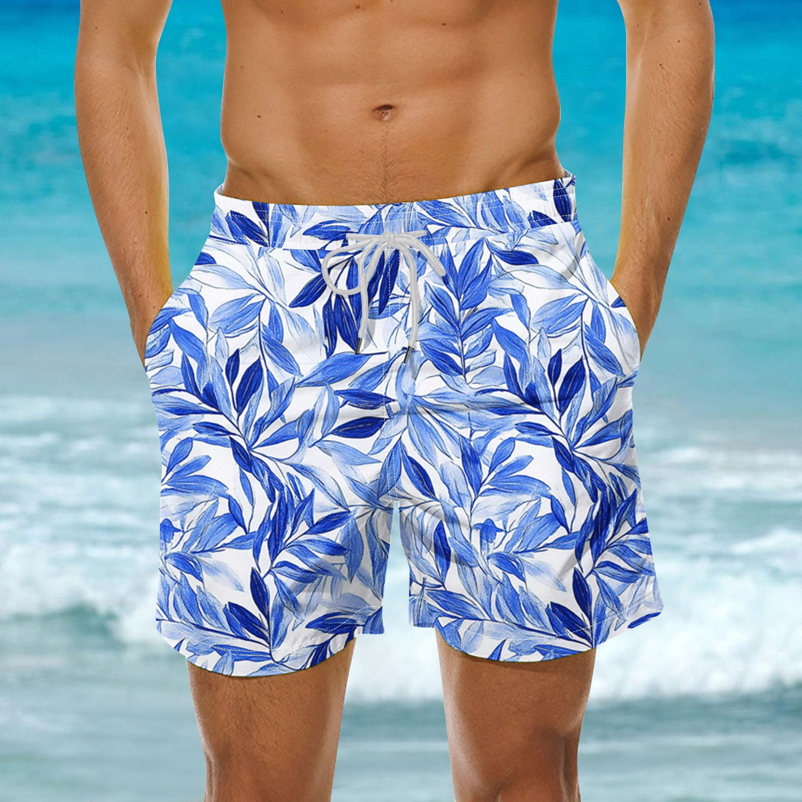 Dovford Men Shorts, 4-Way Stretch Shorts Men, Swim Trunks Beach Shorts ...