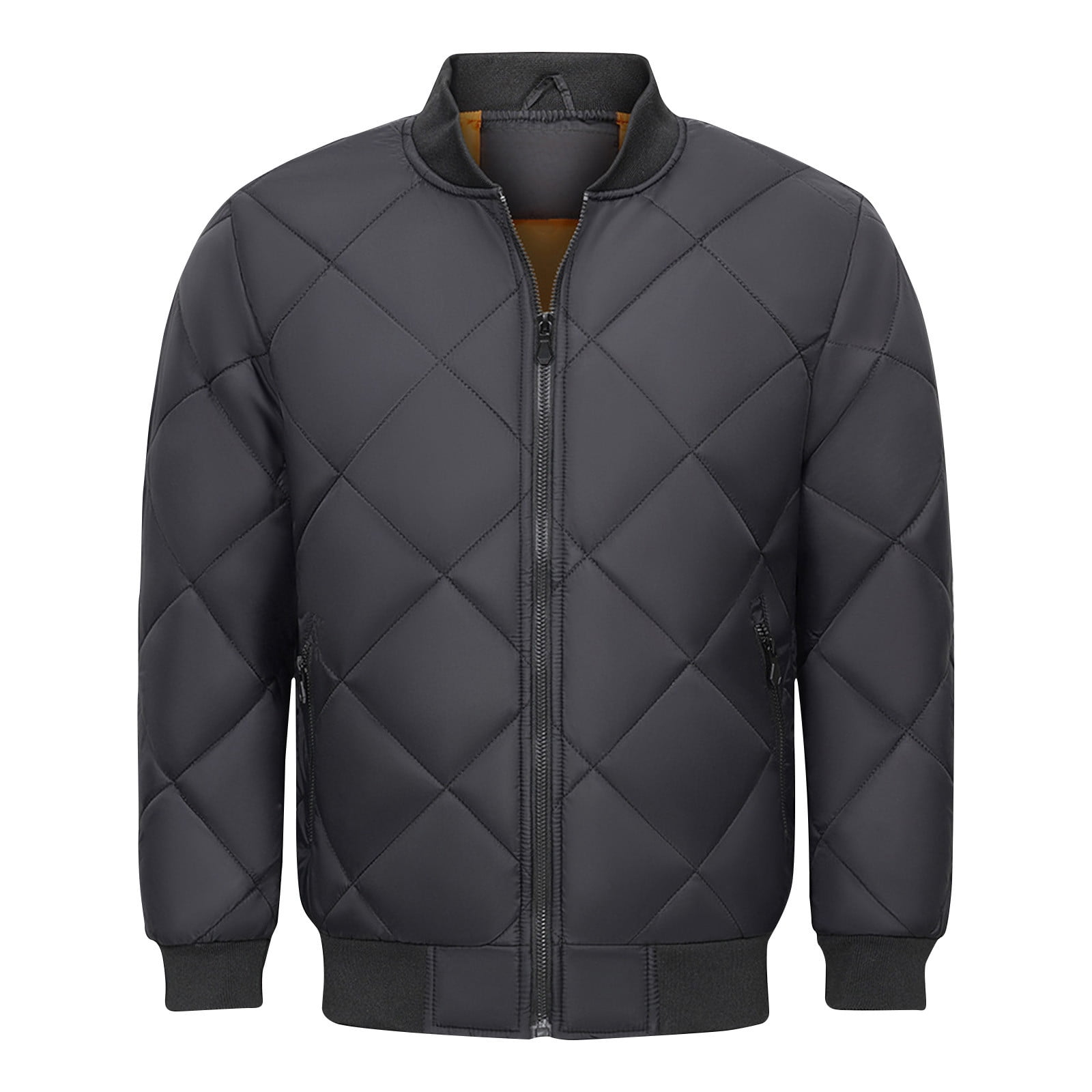 Dovford Men's Bomber Jacket Casual Fall Winter Military Jacket Long ...