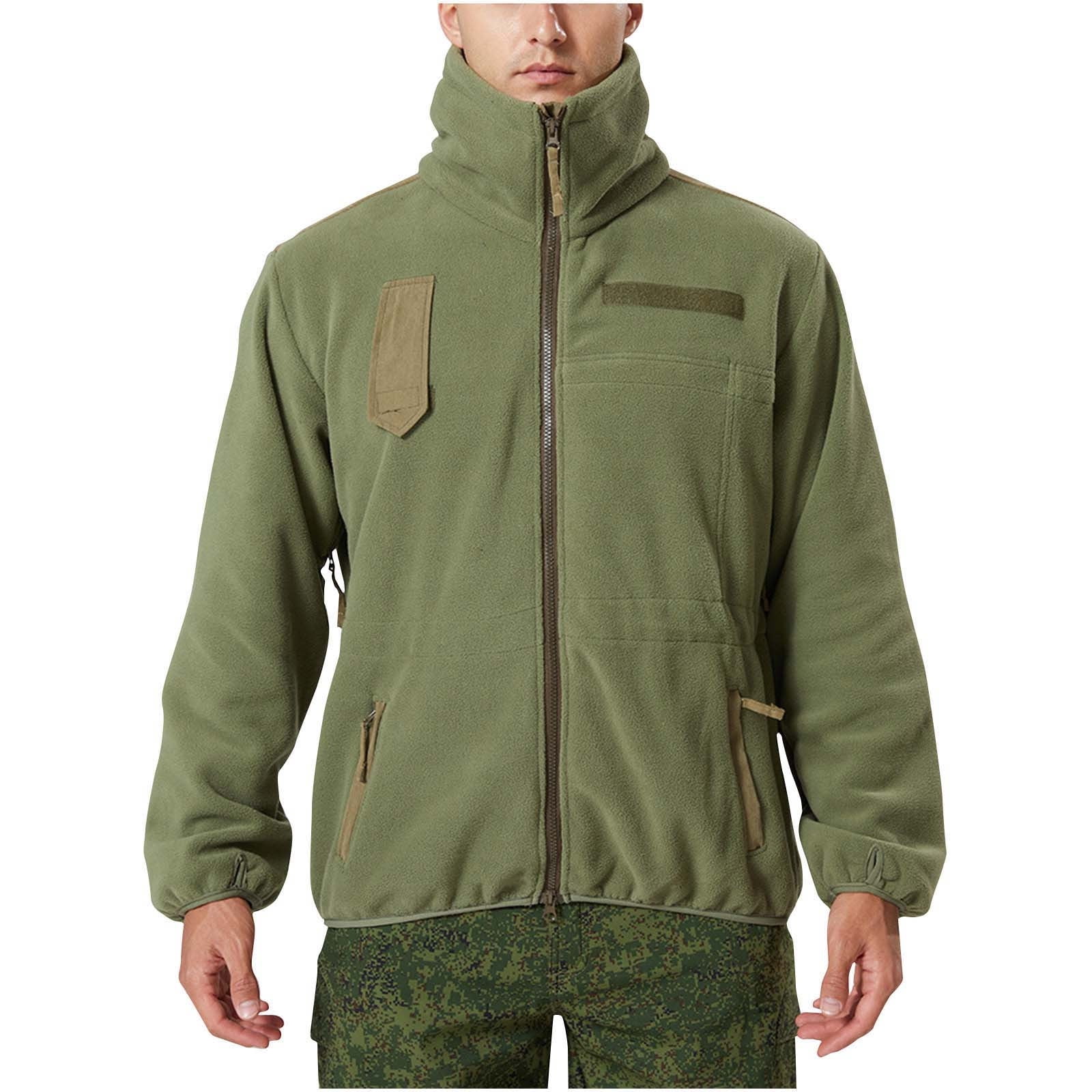 Dovford Men's Fleece Hoodie Sweatshirt Midweight Full Zip Up Active ...