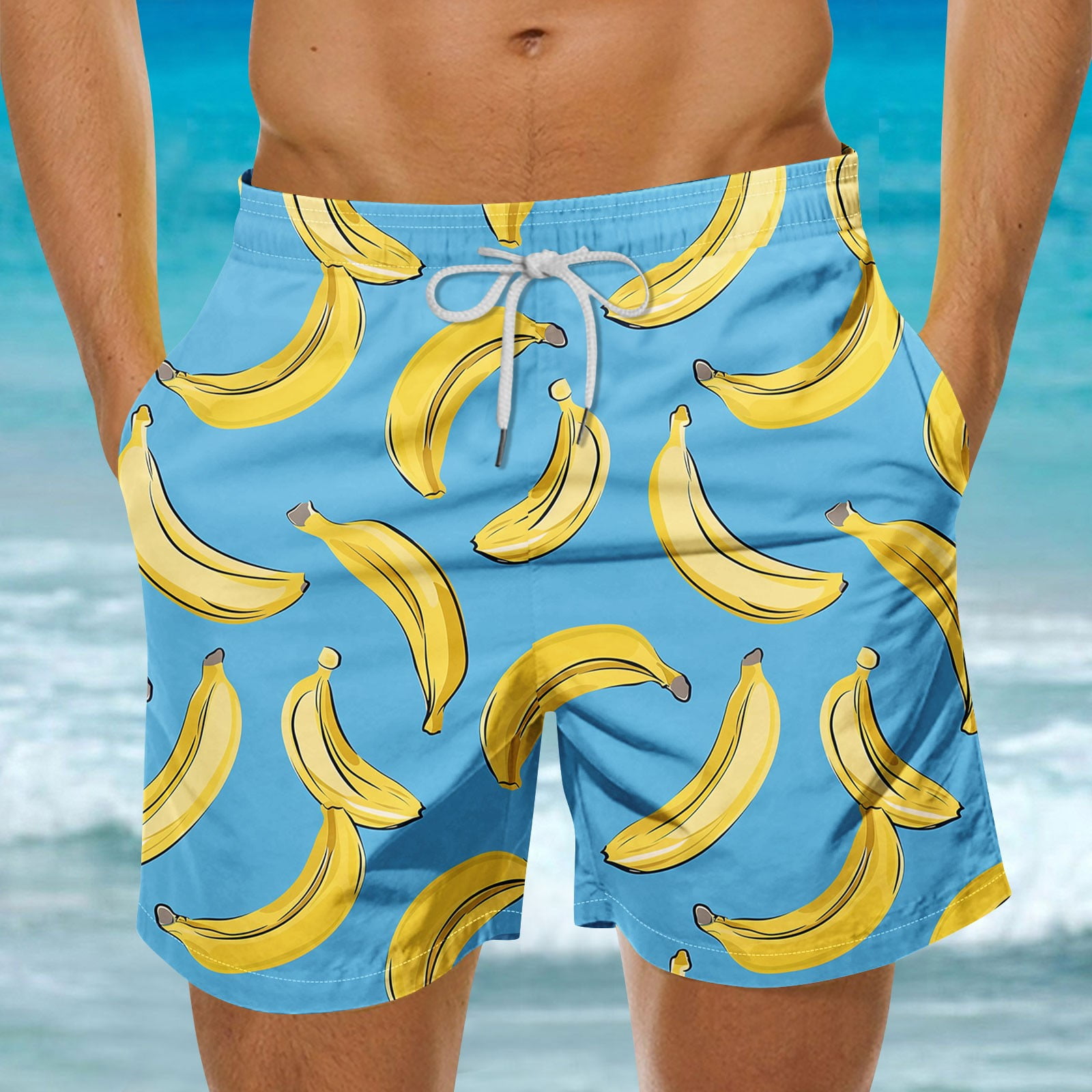 Dovford Men's Swim Trunks Quick Dry Bathing Suit Swimming Board Shorts ...