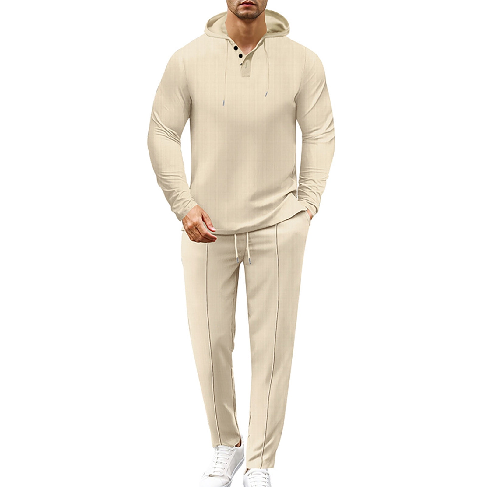Dovford Men's Tracksuit 2 Piece Hooded Athletic Sweatsuits Casual ...