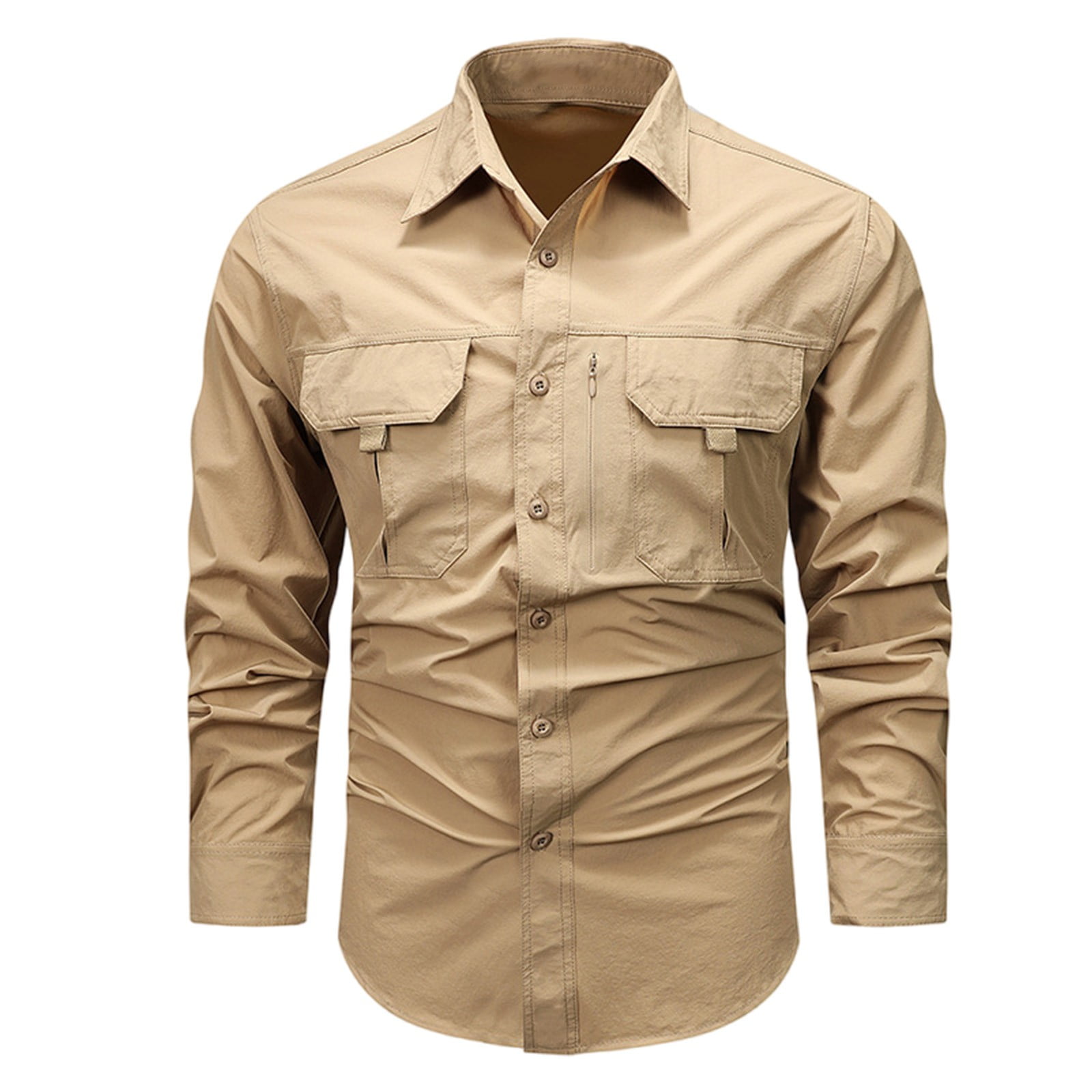 Dovford Men's Twill Shirt Long Sleeve Casual Workwear Outdoor ...