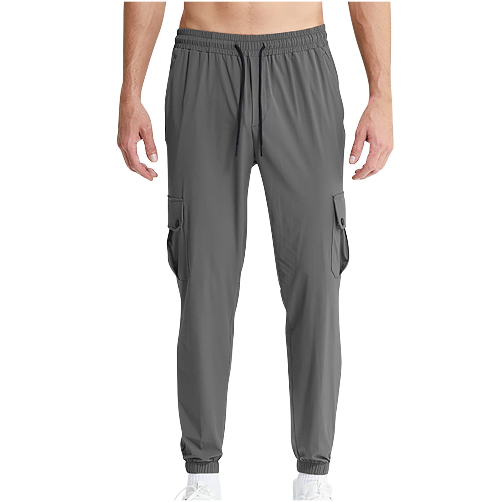 Dovford Men's Workout Joggers Quick Dry Windbreaker Running Pants Men ...