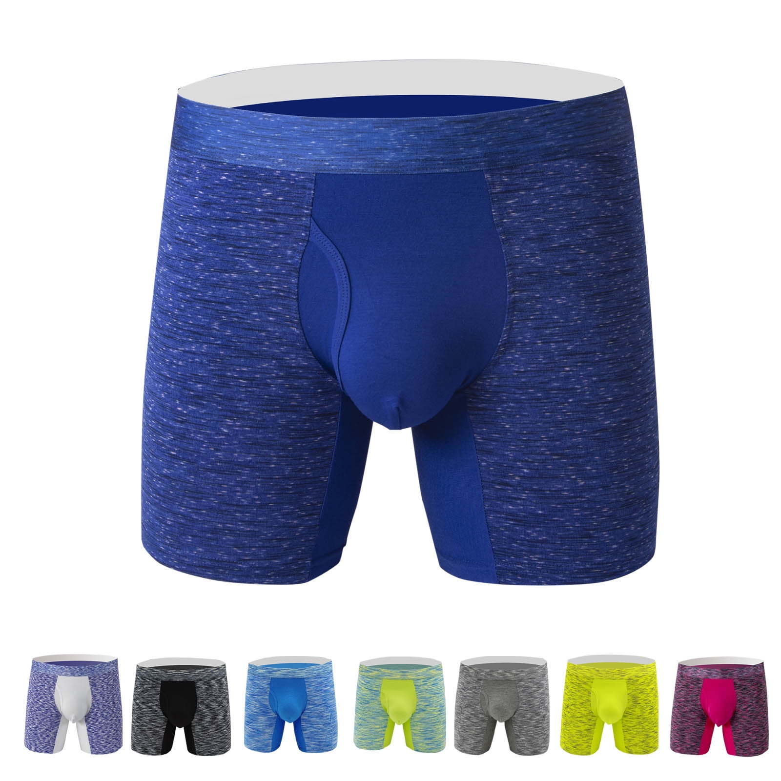 Dovford Mens Bulge Enhancing Pouch Underwear Short Leg Boxers Briefs ...