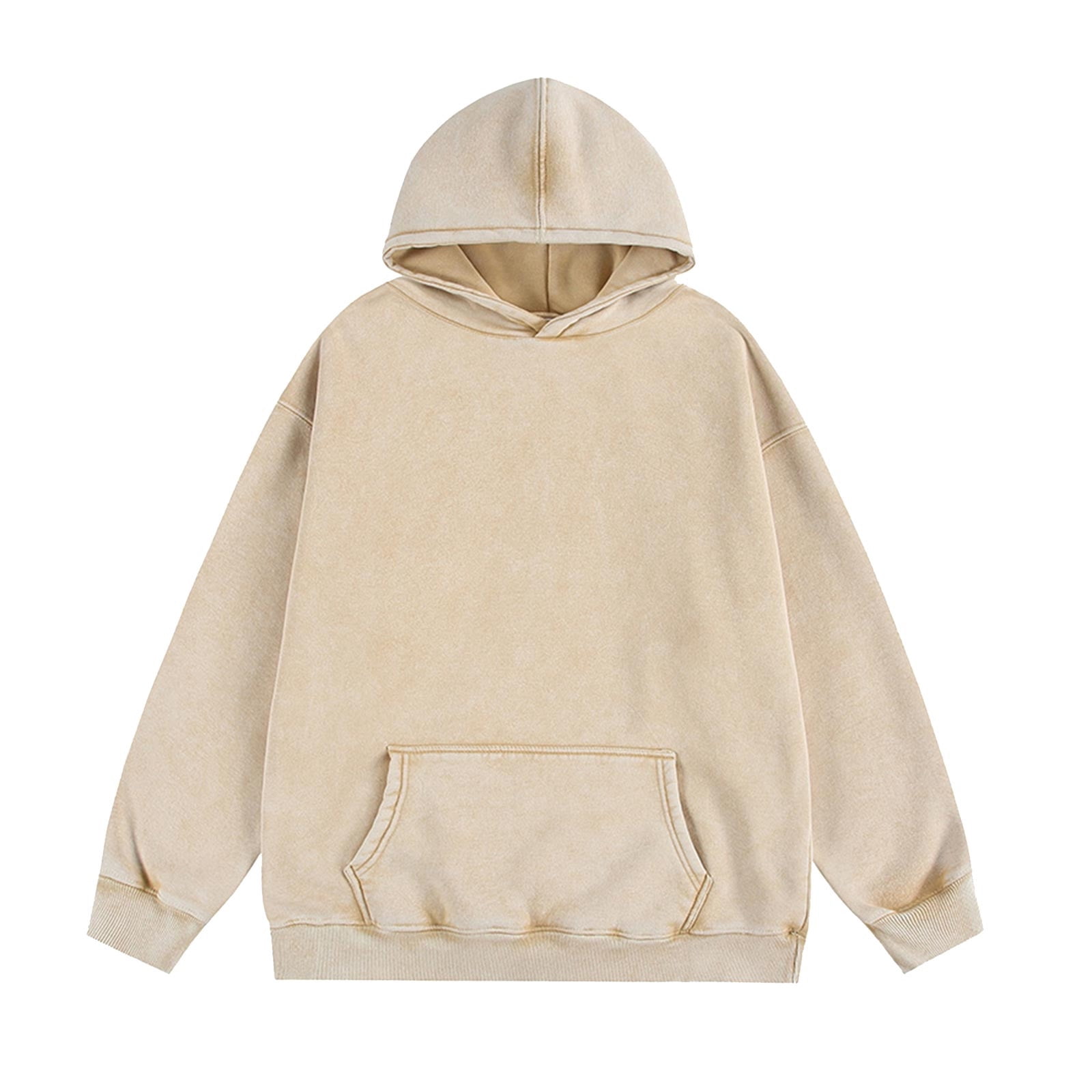 Dovford Mens Oversized Hoodies Pullover Vintage Sweatshirt Acid Wash ...