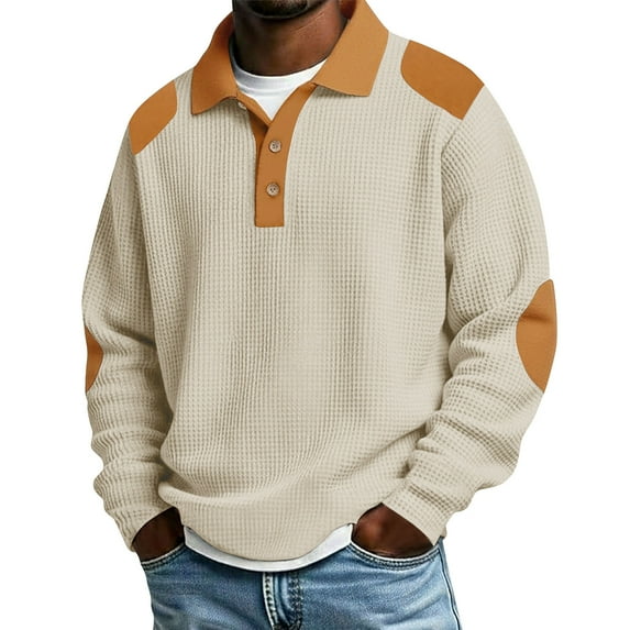 Dovford Mens Sweatshirt Casual Stand Collar Quarter Zip Pullover Fall ...