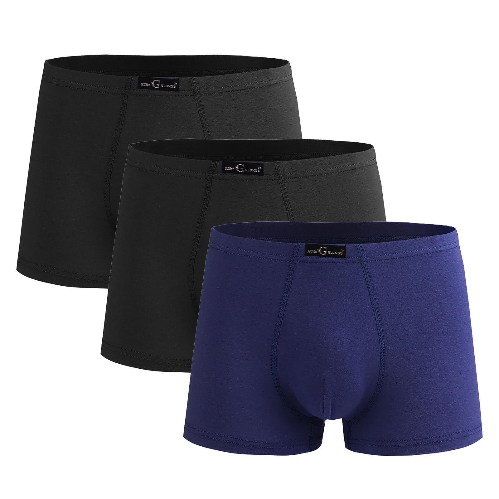 Dovford Mens Underwear Men's Boxer Briefs Novelty Boxer Brief Underwear ...