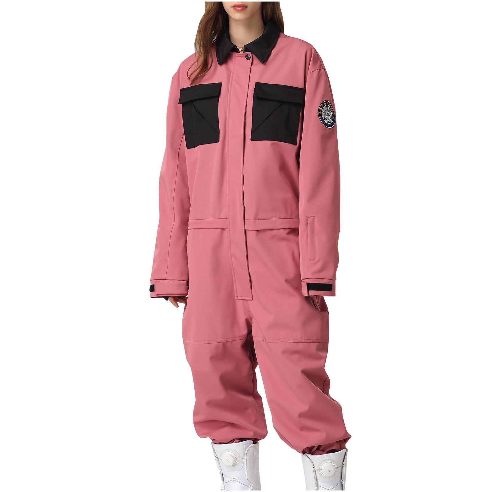 Dovford Snow Suits for Women Insulated Waterproof One Piece Snowsuit ...