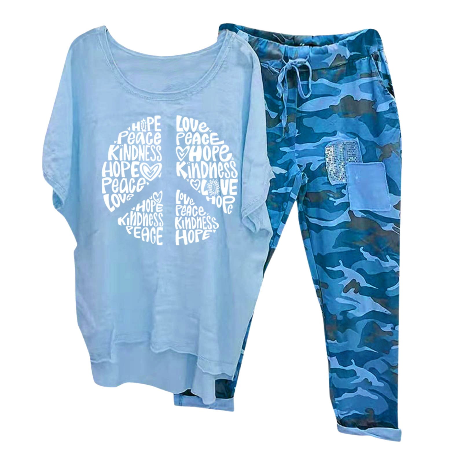 Dovford Spring Savings! Dovford Capri Pajamas for Women Clearance ...