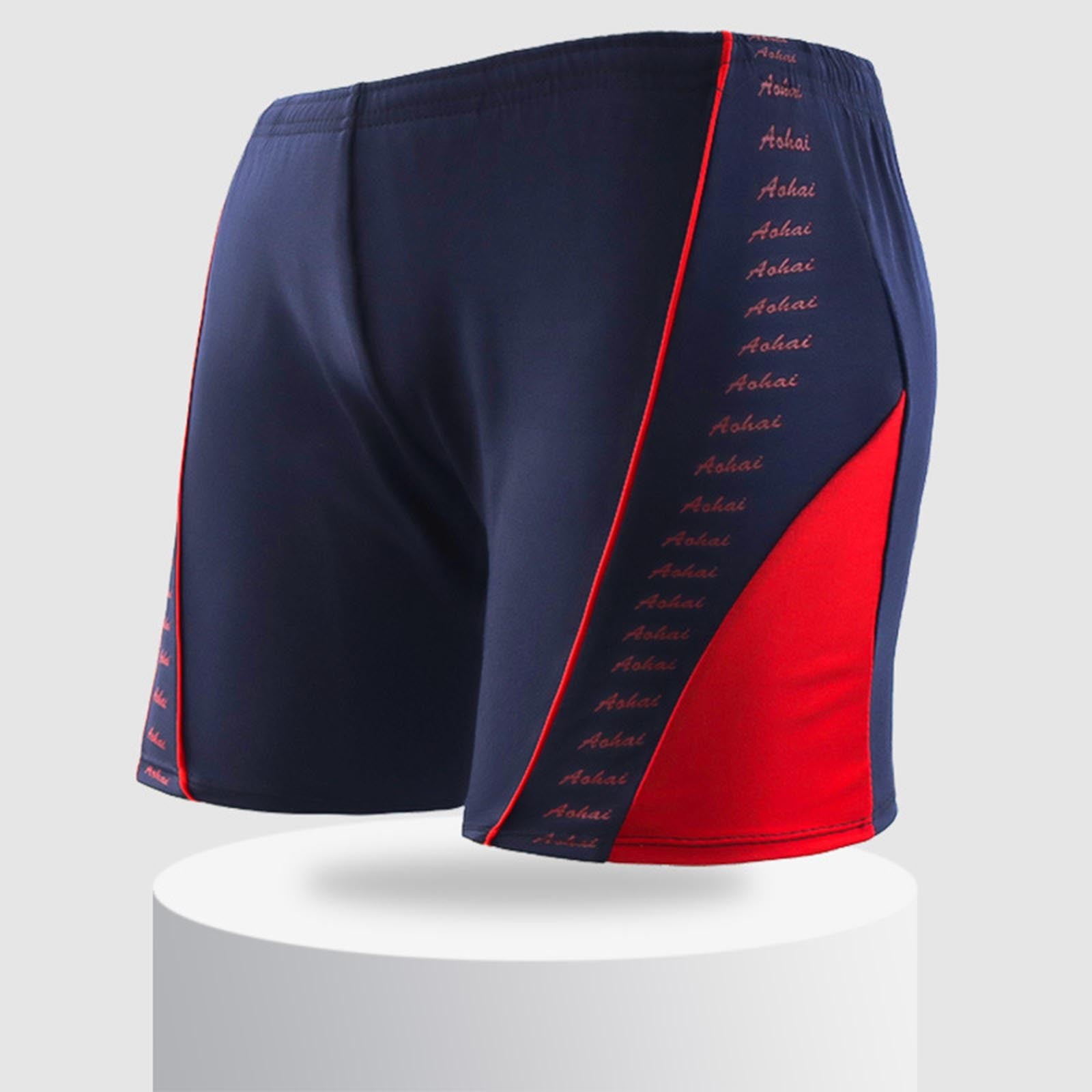 Dovford Swim Jammers for Men Square Leg Quick Dry Swimsuit Athletic ...