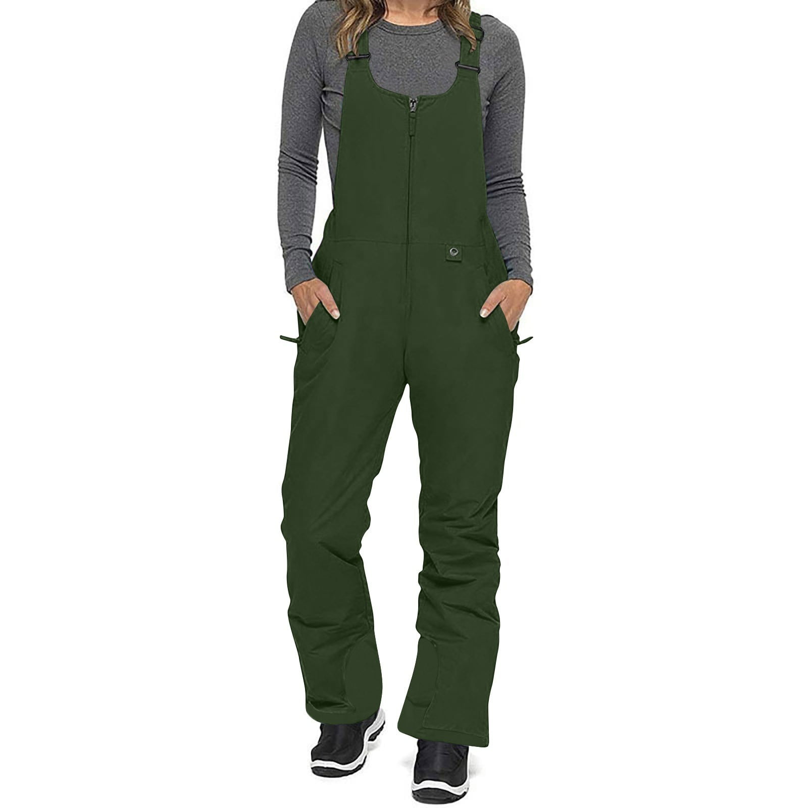 Dovford Women's Insulated Waterproof Ski Bib Overalls Winter ...