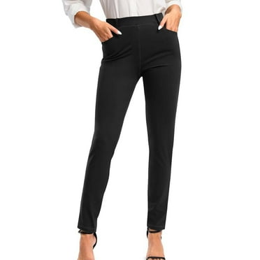 Time and Tru Women's Skinny Ponte Knit Pants, 28" Inseam, Sizes XS-XXXL ...