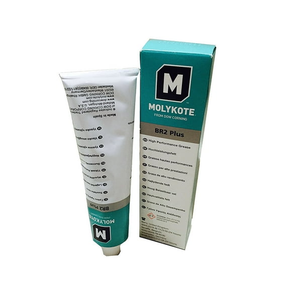 Dow Corning MOLYKOTE BR2 PLUS HIGH PERFORMANCE GREASE 100g 3.5 ones ...