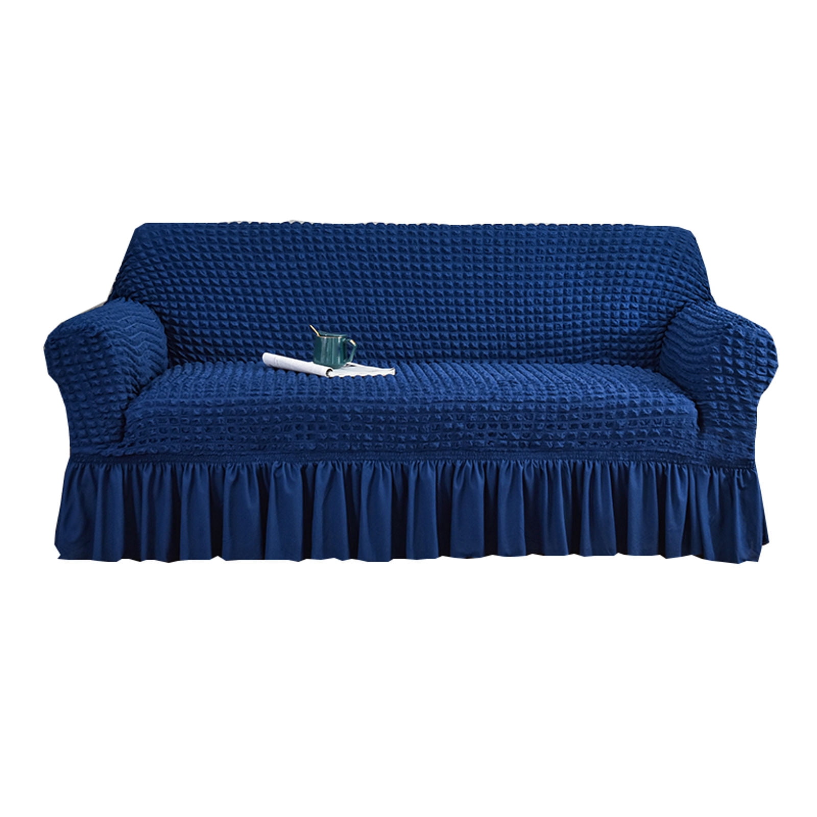Dowbom 1-Piece Stretch Sofa Slipcover,Easy Fitted Couch Cover with ...