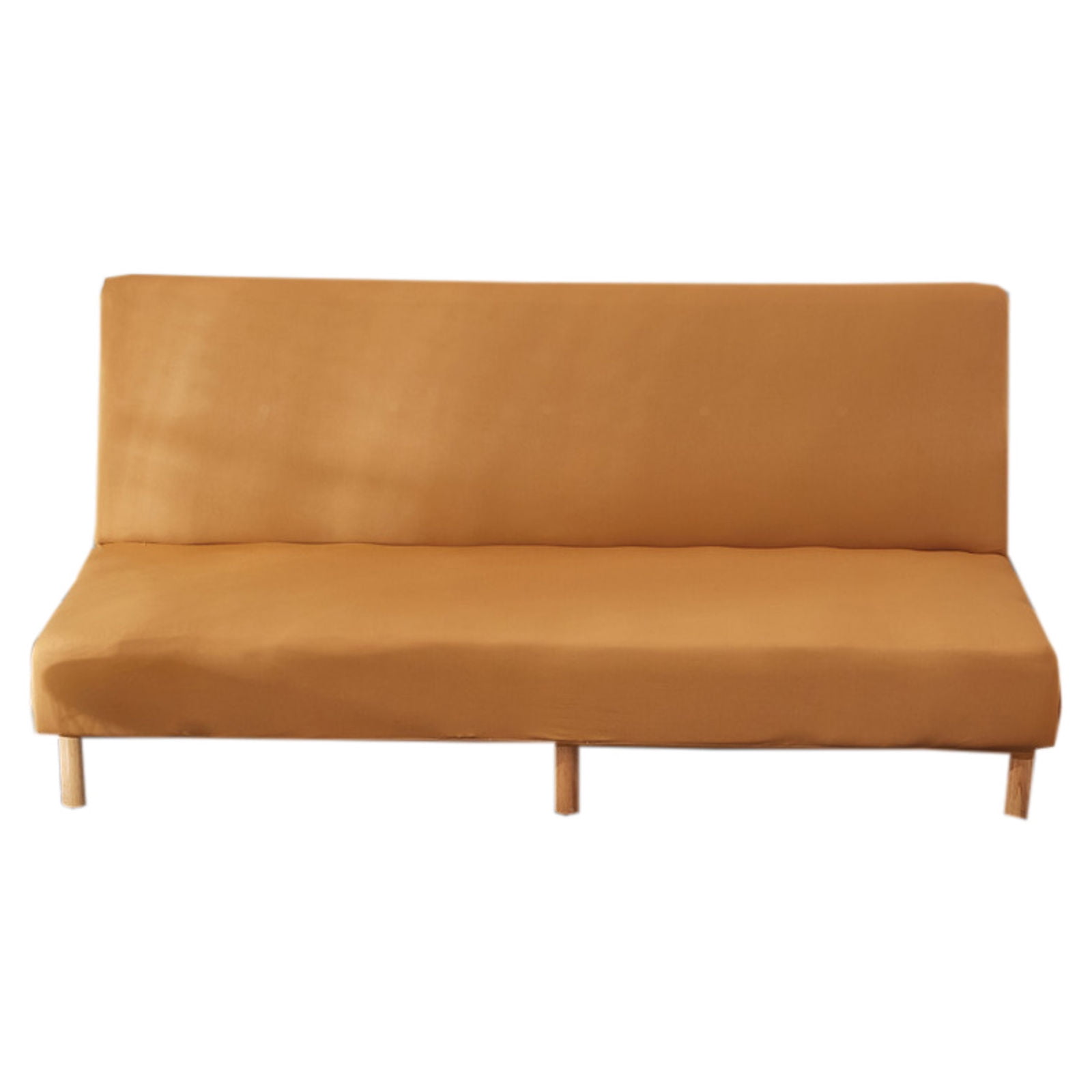 Dowbom Armless Futon Cover Stretch Sofa Bed Slipcover Spandex Furniture ...