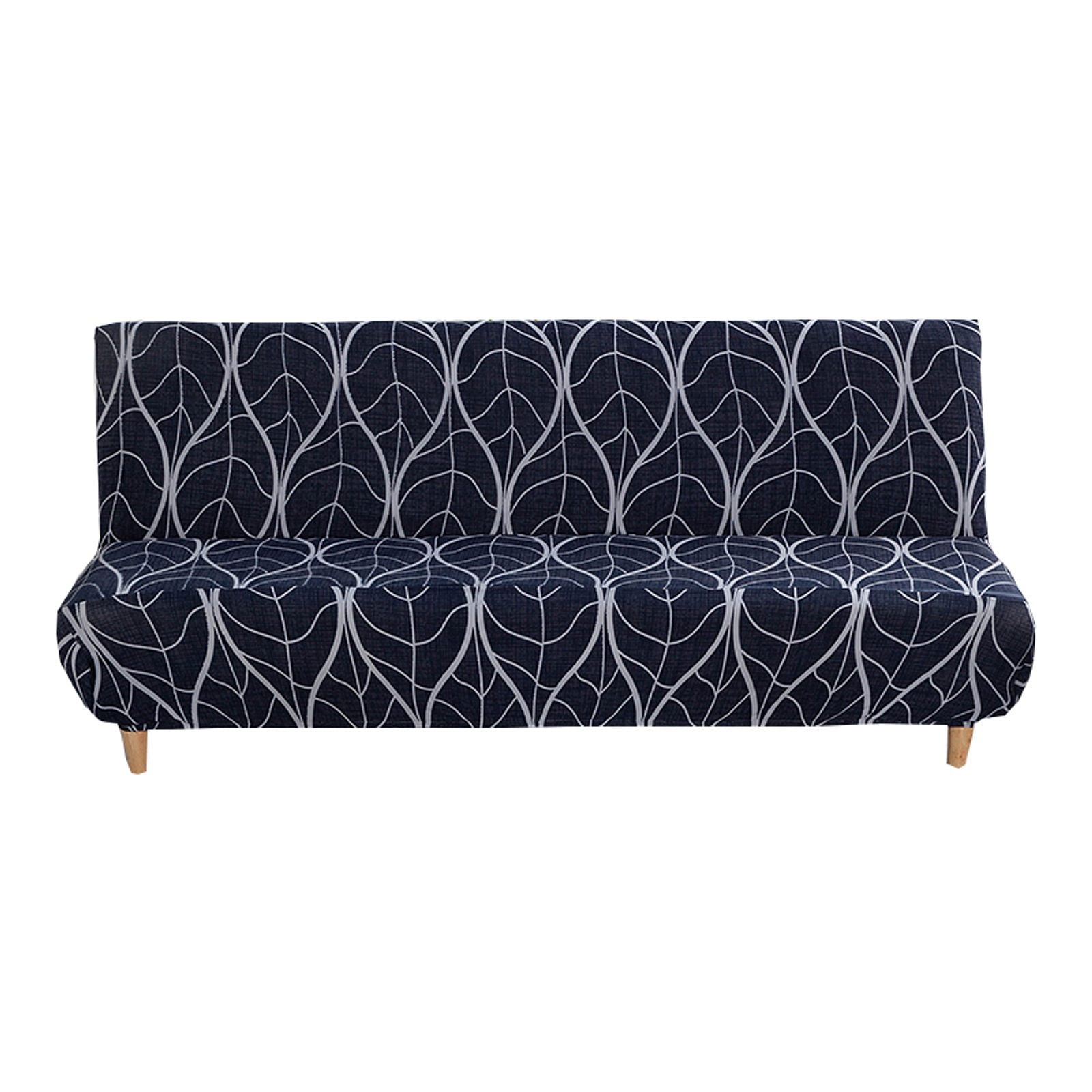 Dowbom Printed Futon Slipcover Full size,3 Seater Armless Sofa ...