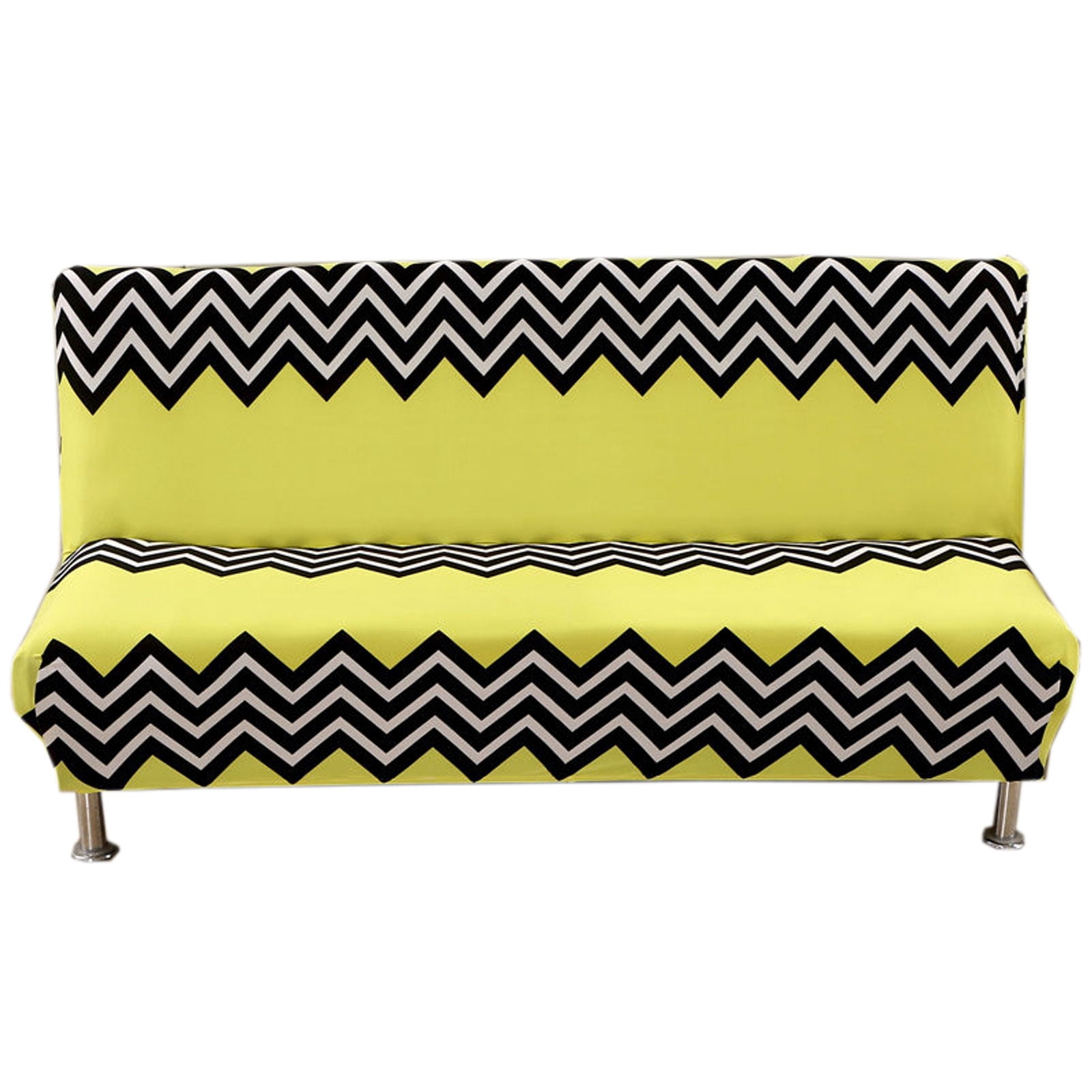 Dowbom Stretch Armless Futon Cover Printed,Futon Slipcover Full Size ...