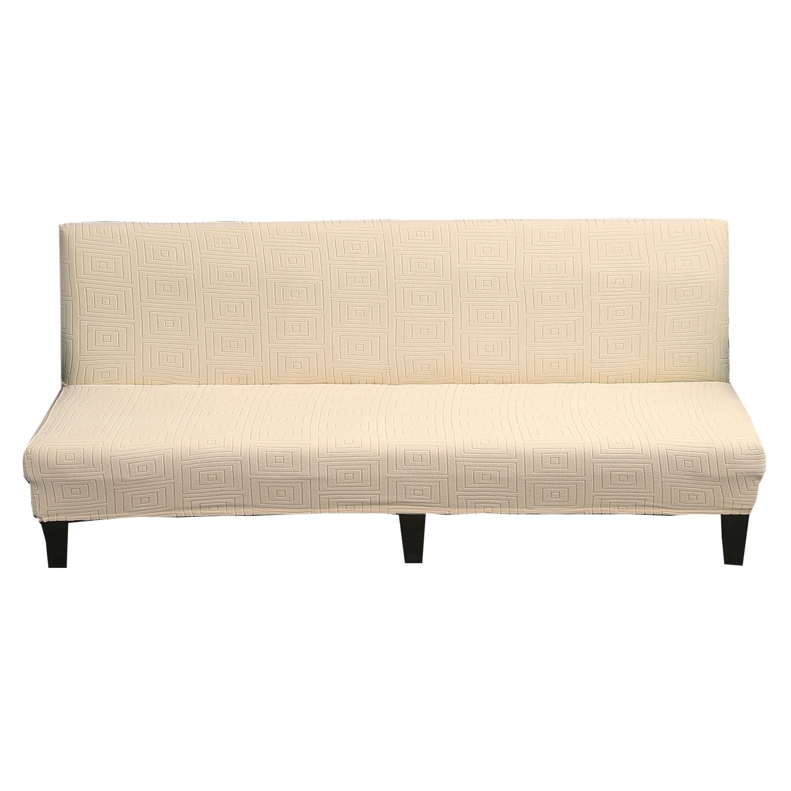 Dowbom Super Stretch Futon Cover Full size,Jacquard Armless Sofa Bed ...