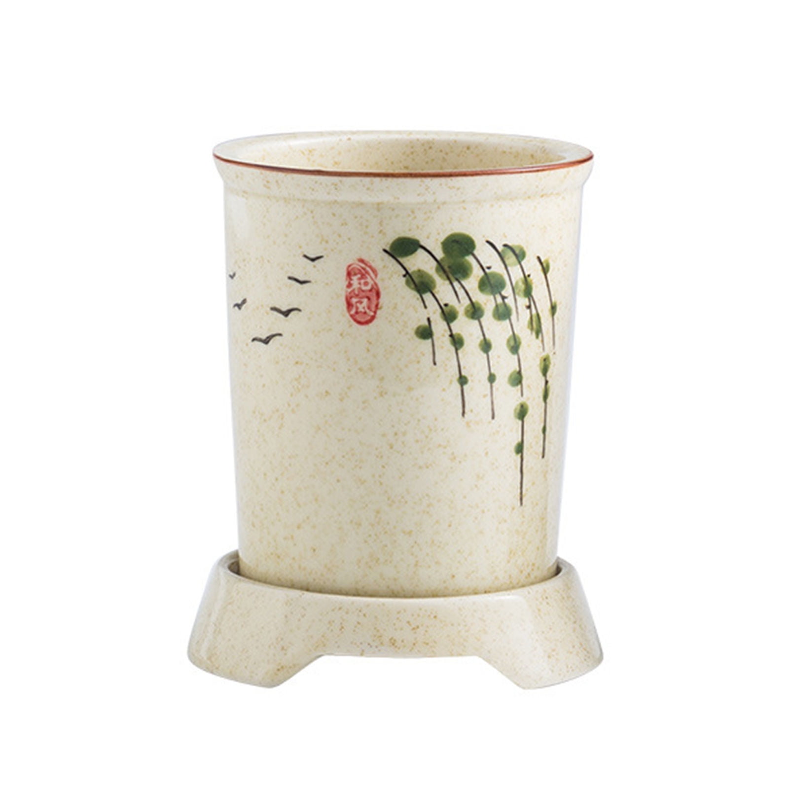 Dowbom Utensil Holder for Kitchen Counter Cooking Utensil Crocks ...