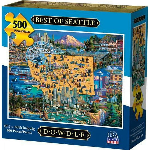 Dowdle Jigsaw Puzzle - Best of Seattle - 500 Piece - Walmart.com