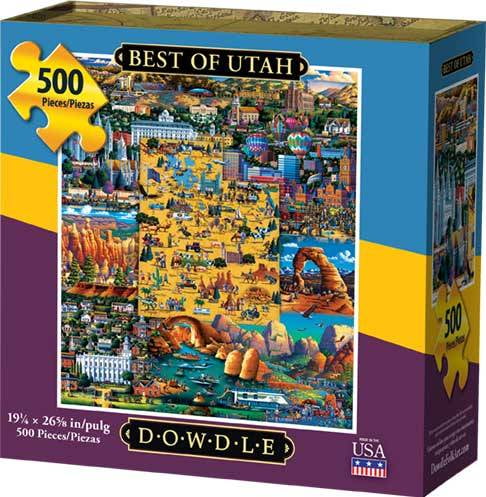 Dowdle Jigsaw Puzzle - Best of Utah - 500 Piece - Walmart.com