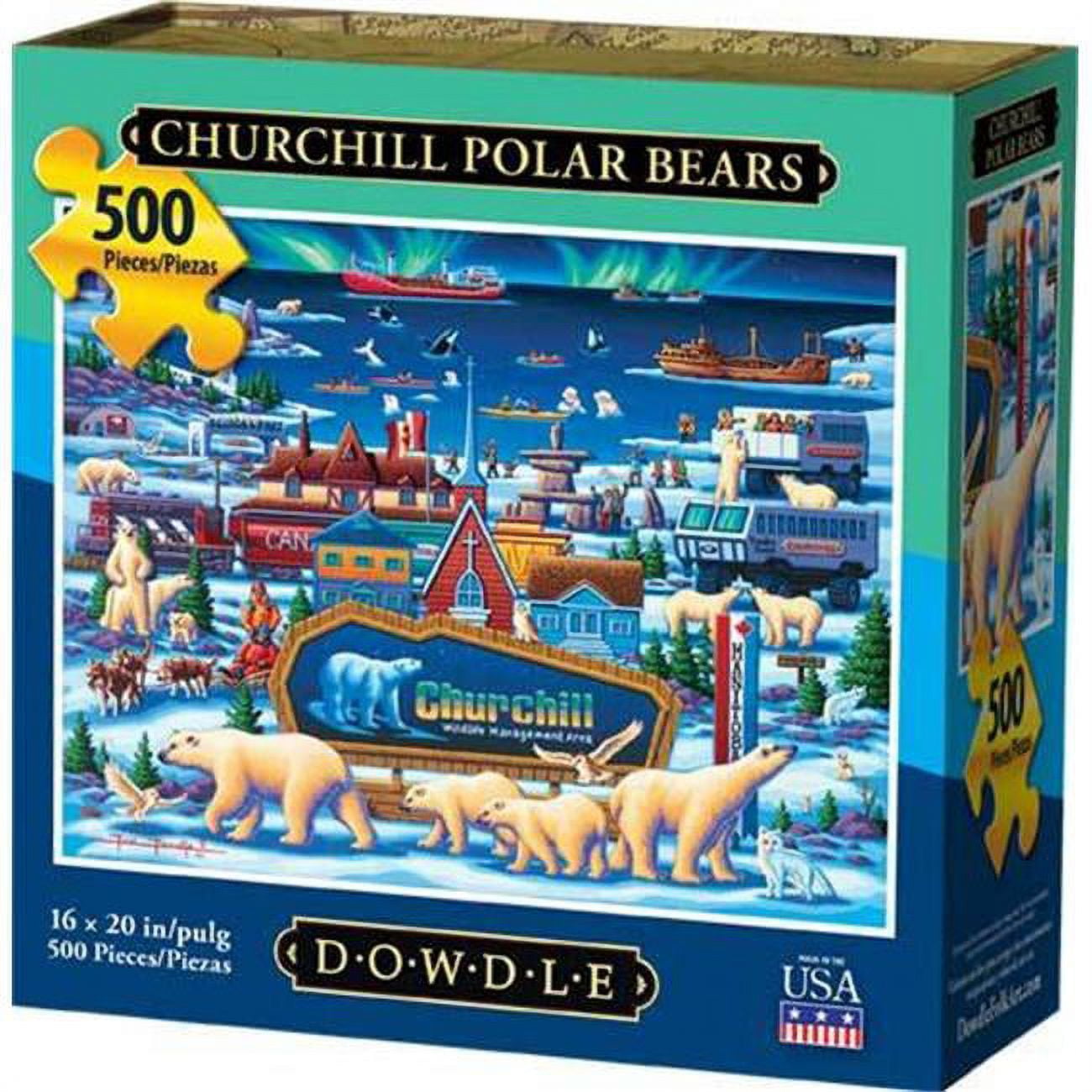 Dowdle Jigsaw Puzzle - Churchill Polar Bears - 500 Piece - Walmart.com
