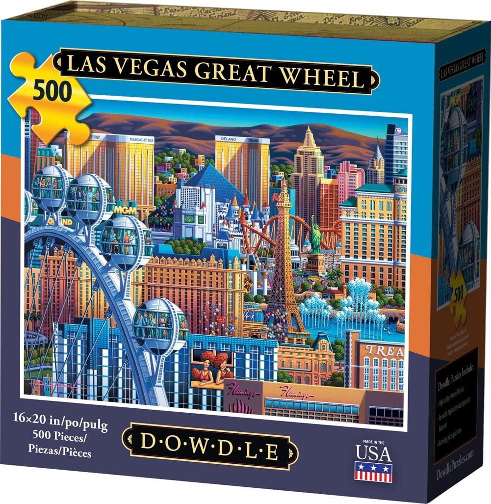 Dowdle Jigsaw Puzzle - EC36 Las Vegas Great Wheel - 500 Piece - Walmart.com