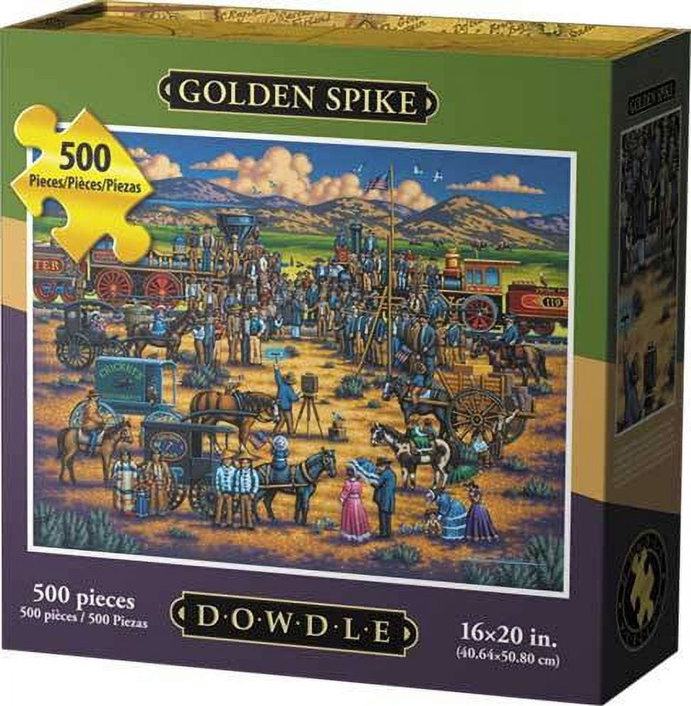 Dowdle Jigsaw Puzzle - Golden Spike - 500 Piece - Walmart.com